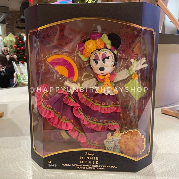 Disney | Toys | Disney Parks Minnie Mouse Deluxe Catrina Doll | Poshmark